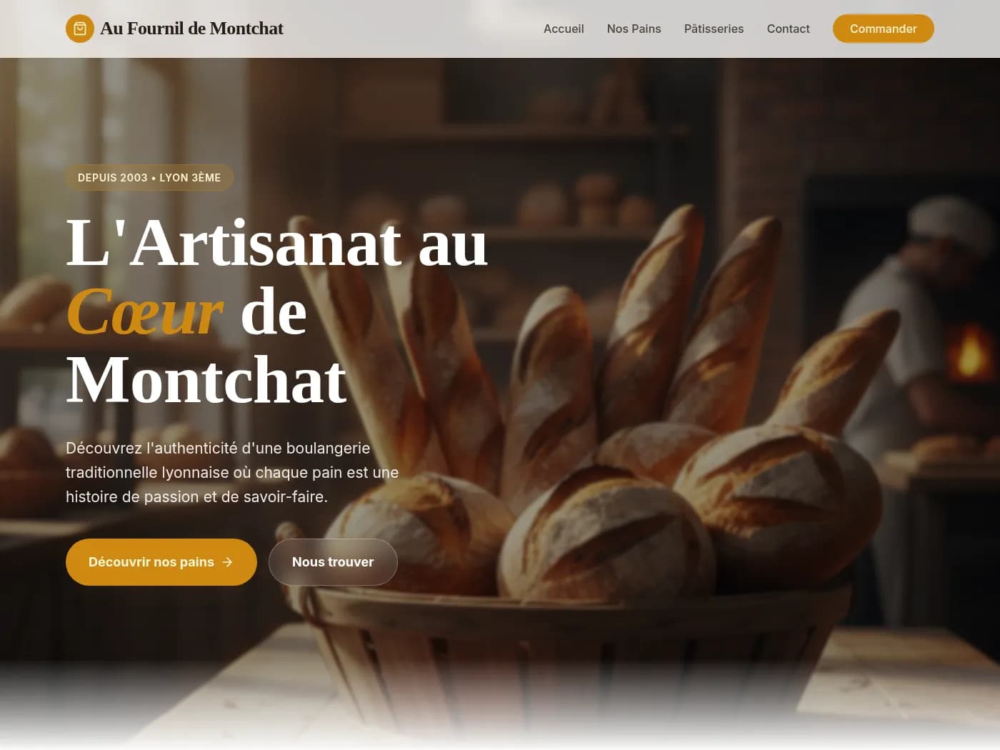 Fournil Montchat Website