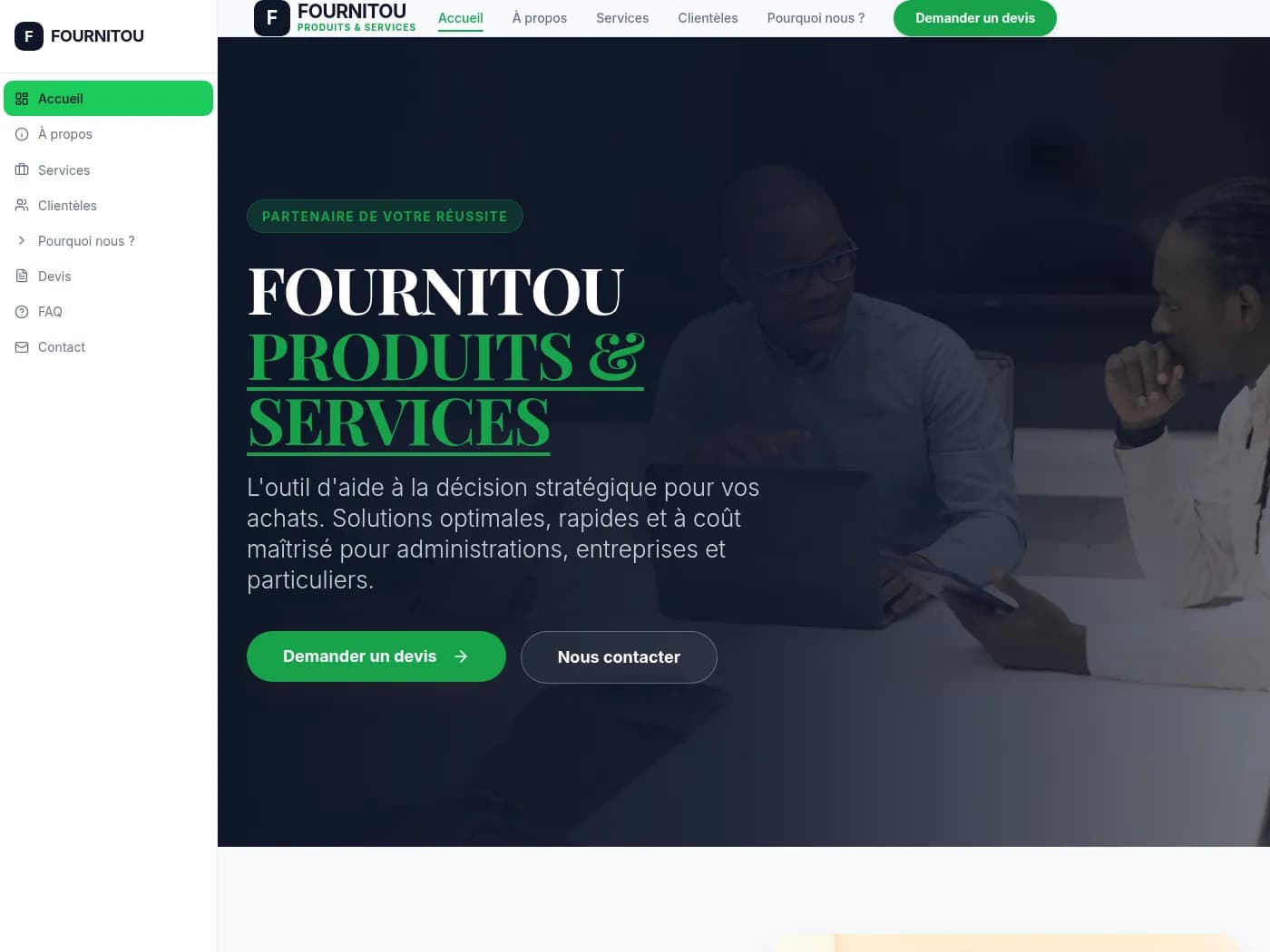 Fournitou Corporate Site