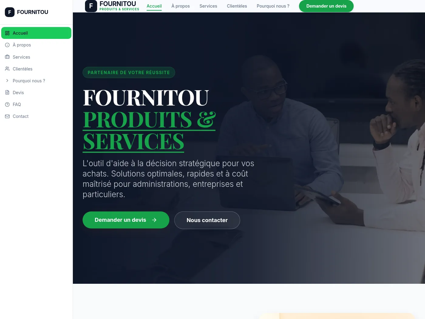 Fournitou Corporate Site