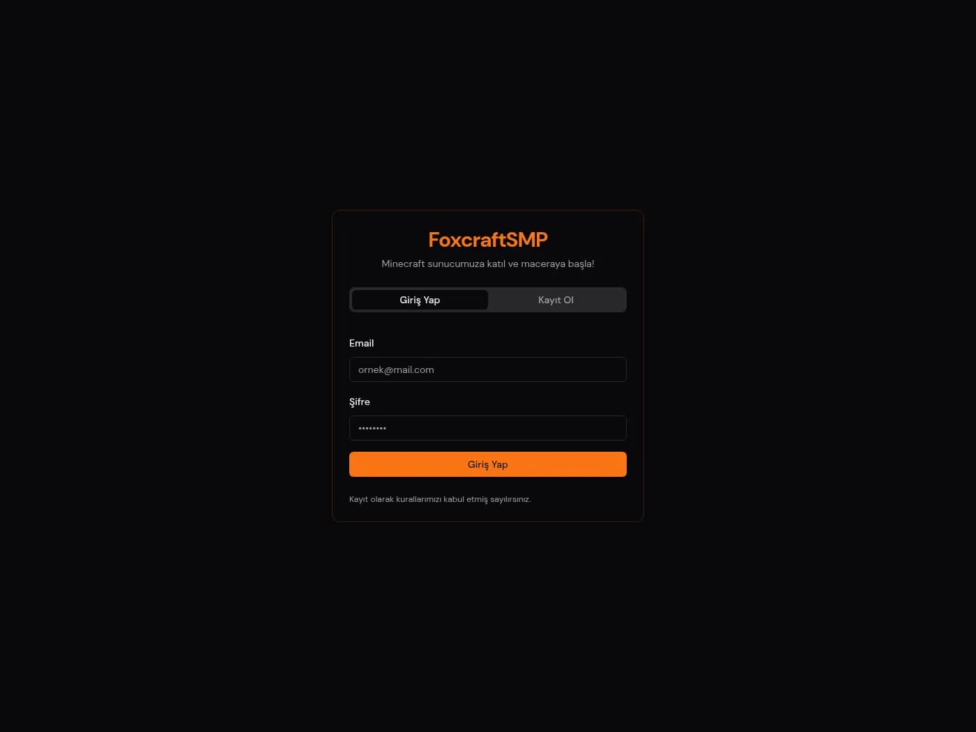FoxcraftSMP Minecraft Portal