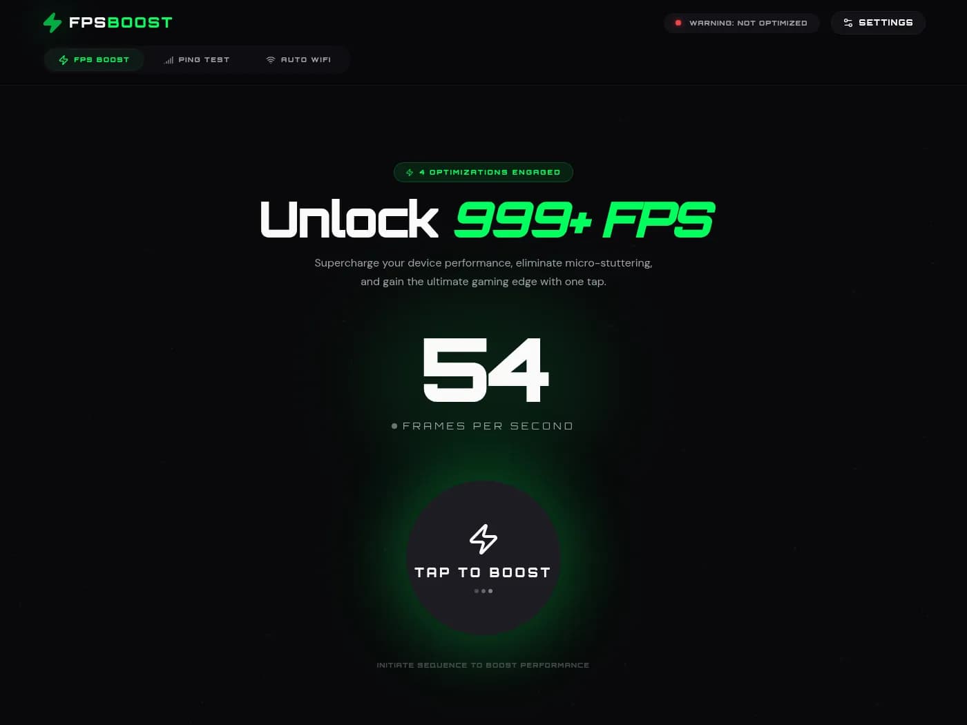 FPSBoost Web Dashboard