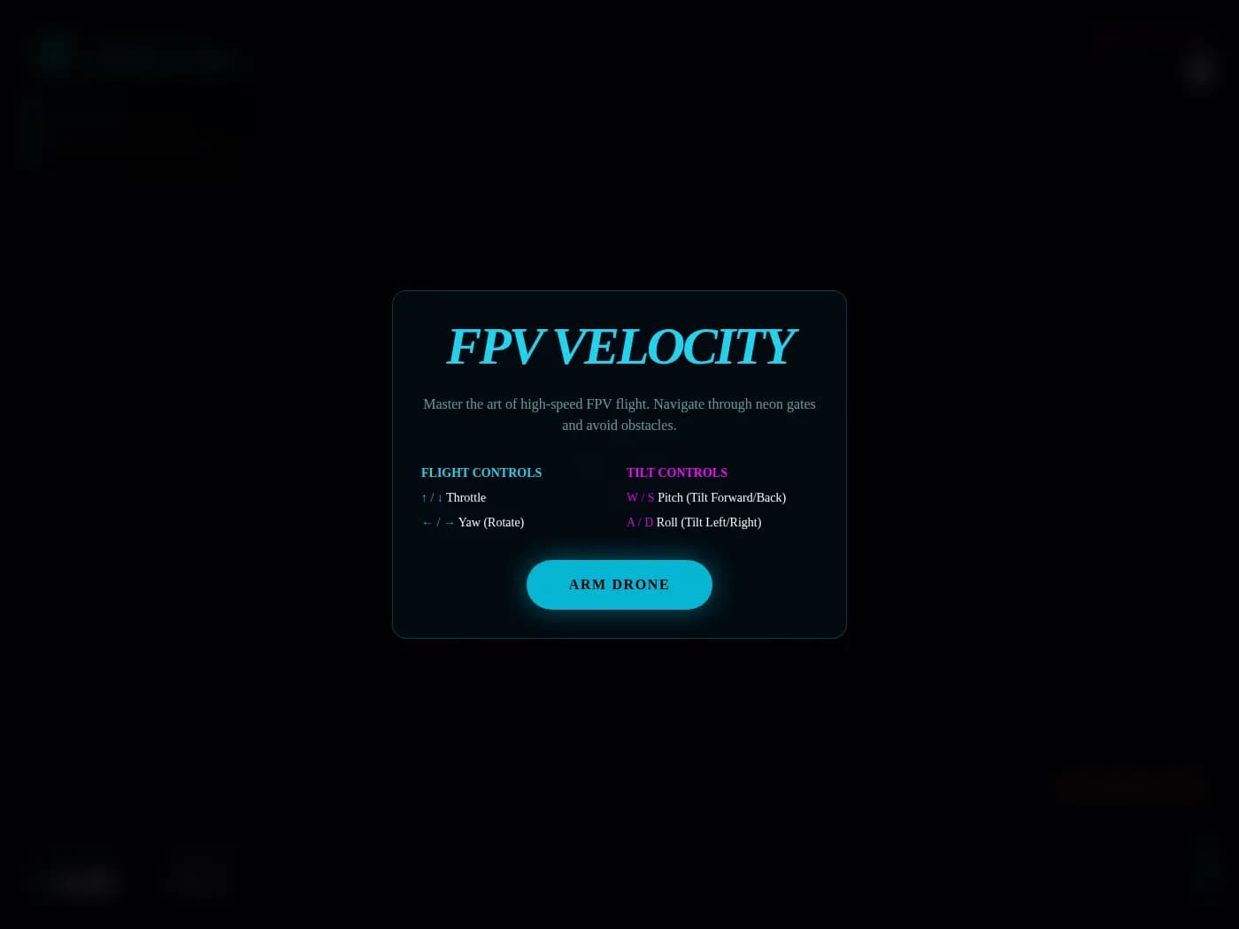 Drone FPV Arrow Game
