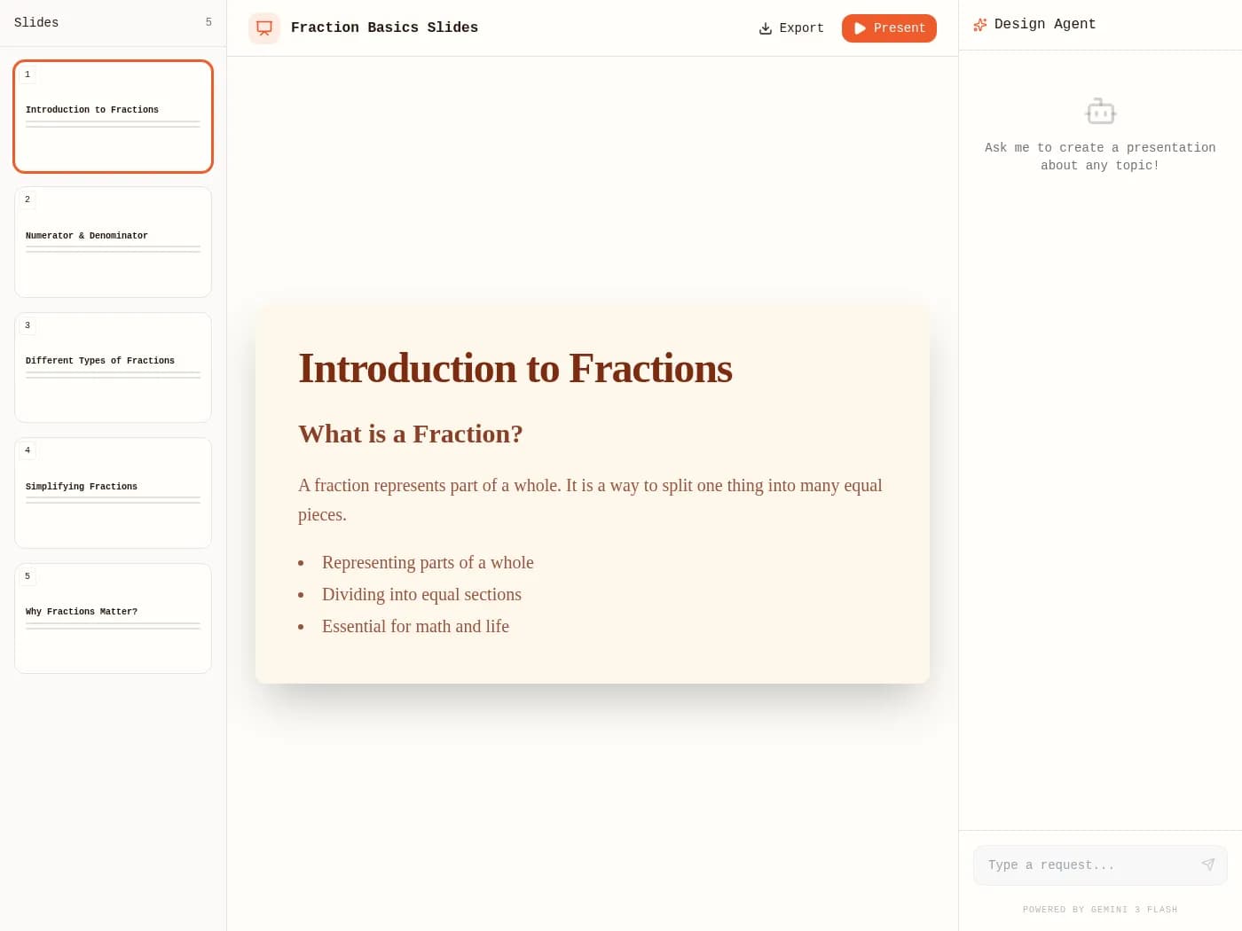 Fraction Basics Slides