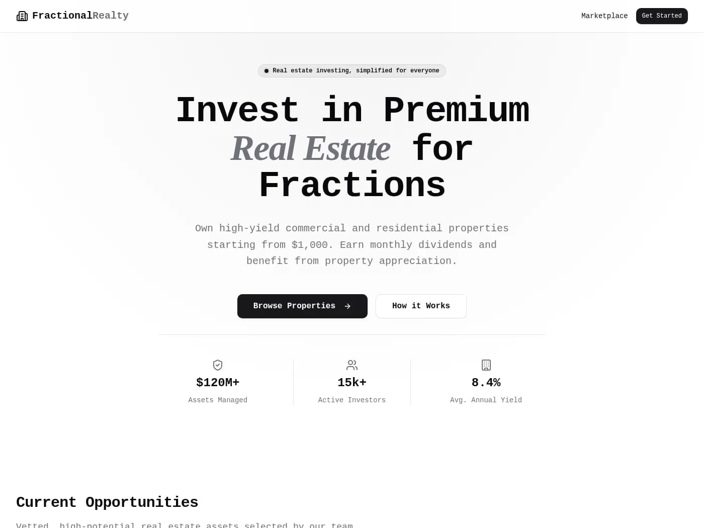 Fractional Realty Hub