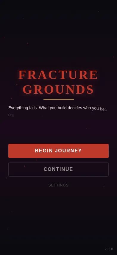 Fracture Grounds RPG