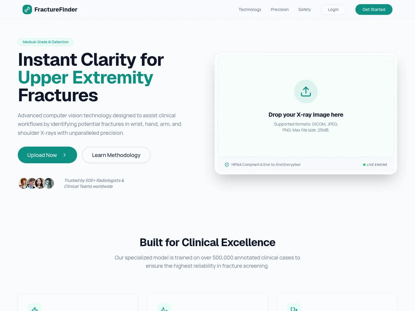 Fracture Finder Frontpage