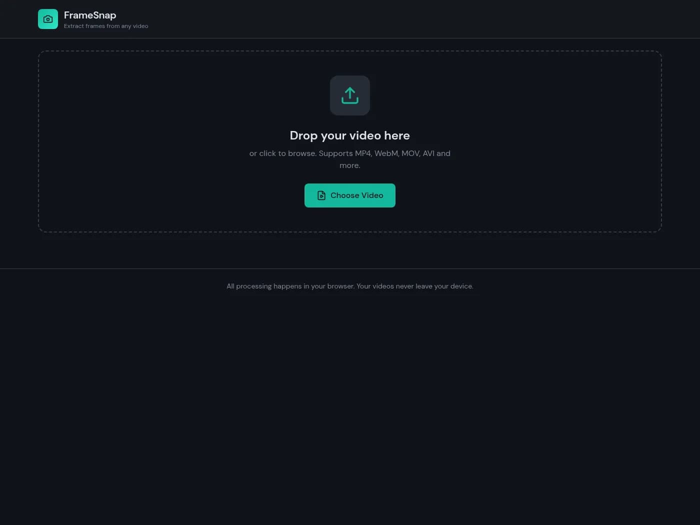 FrameSnap Web Tool