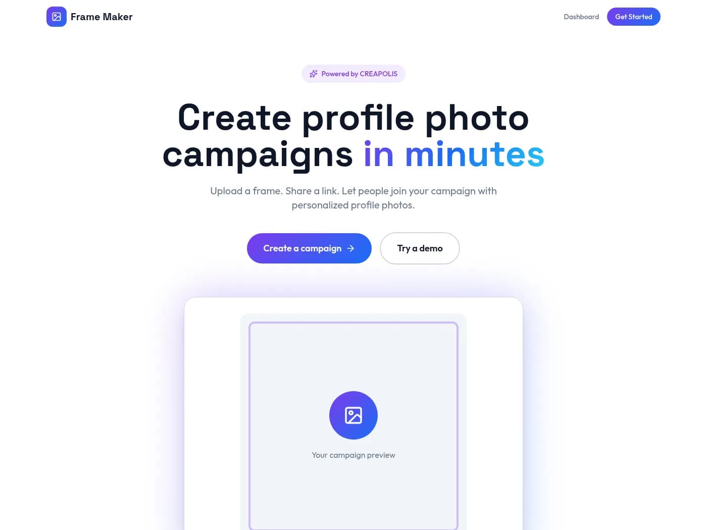 Frame Maker Platform