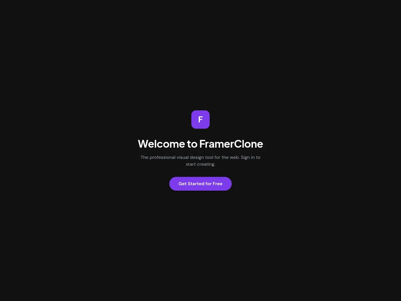 FramerClone Web Builder