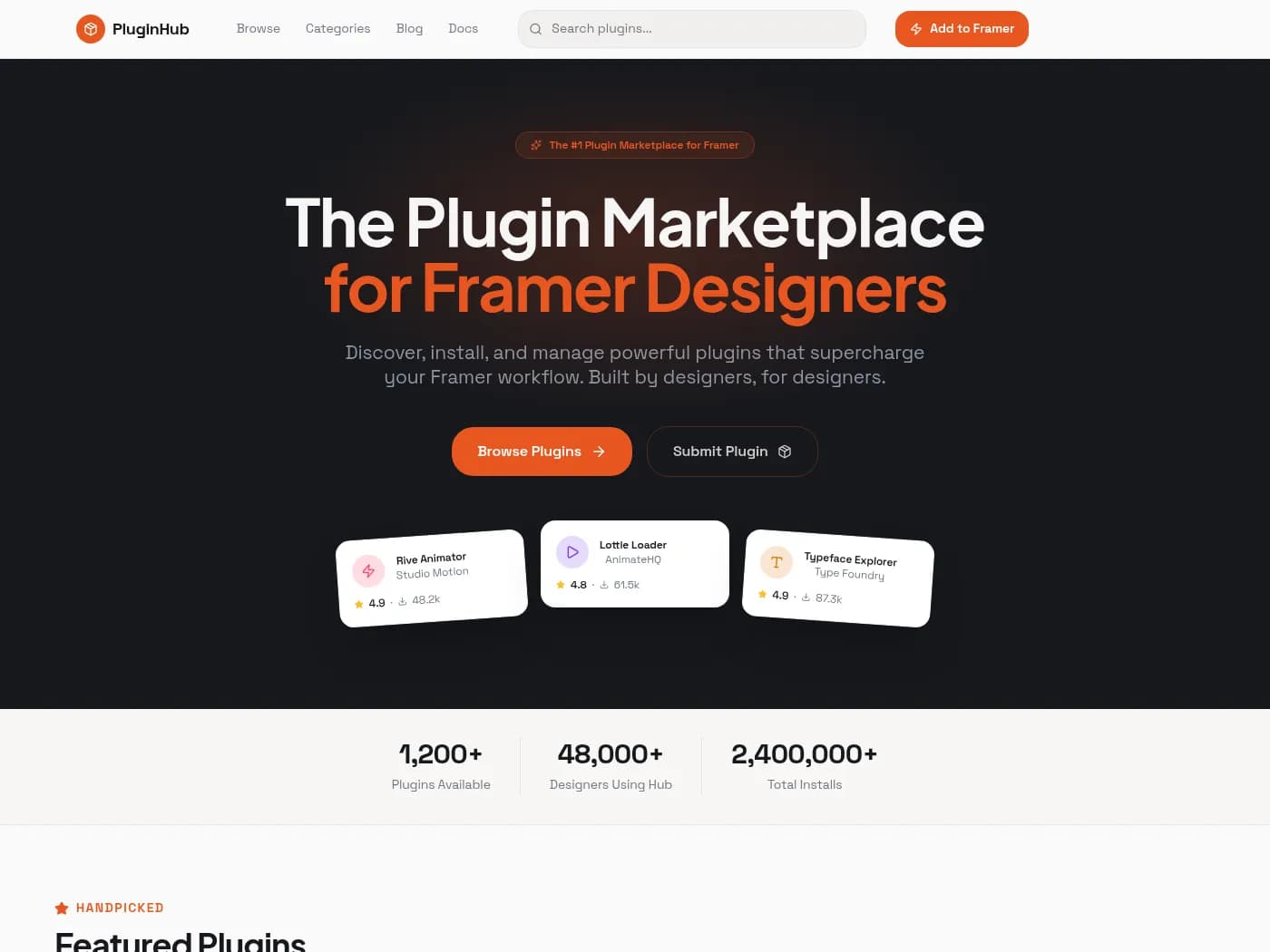 Framer Plugin Hub