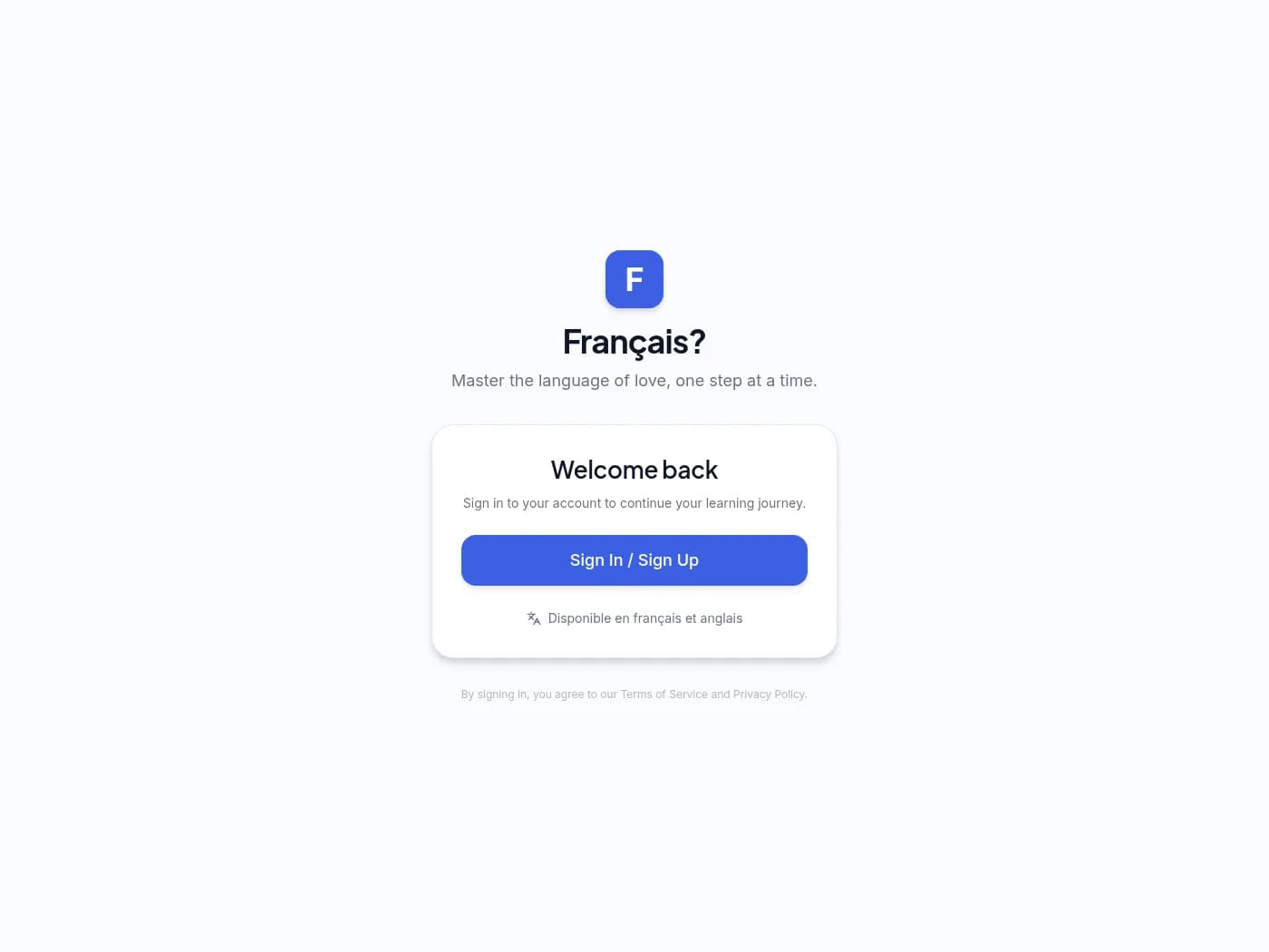 Français?