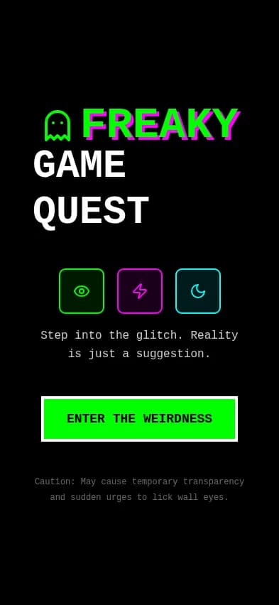 Freaky Game Quest