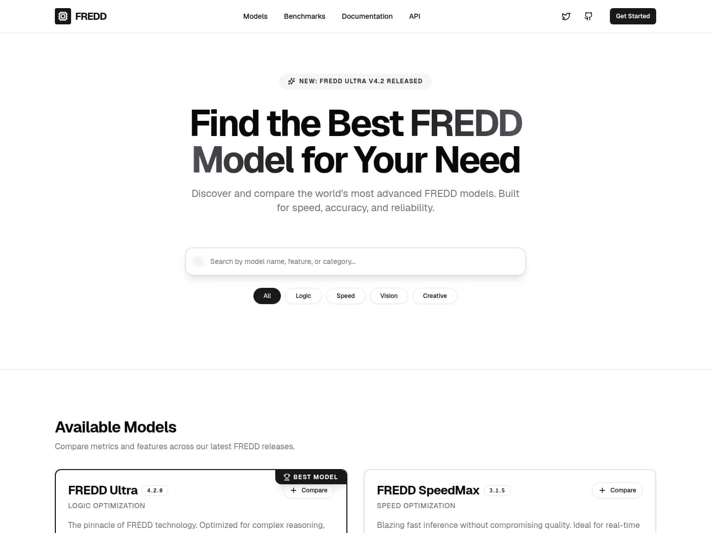 FREDD Model Finder
