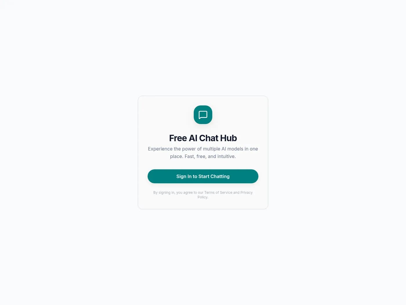 Free AI Chat Selector