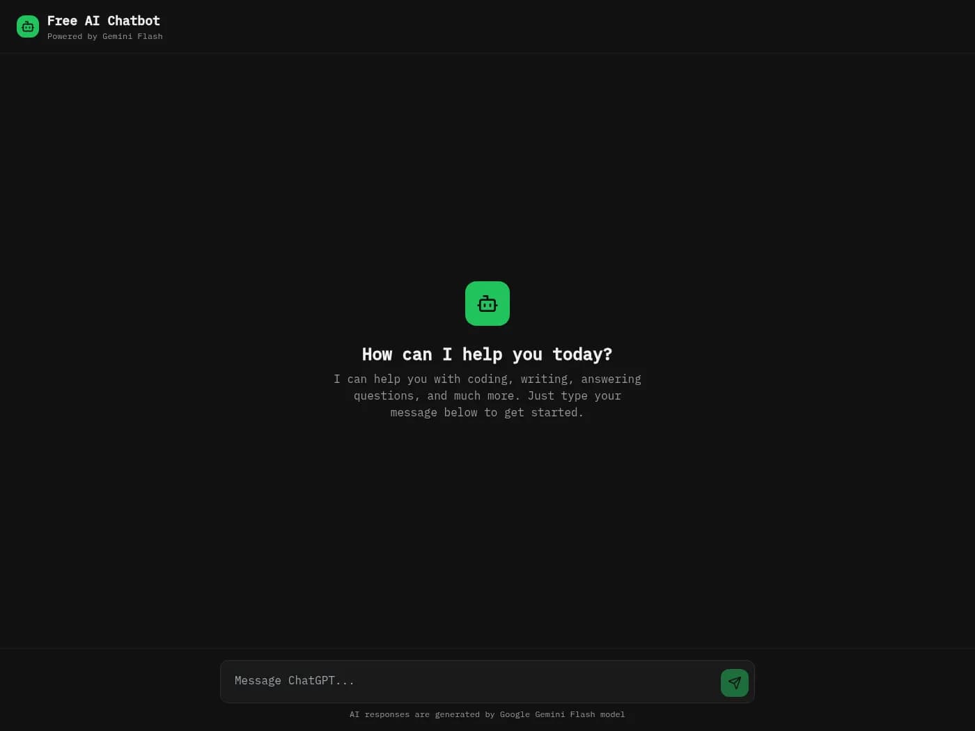 Free AI Chatbot
