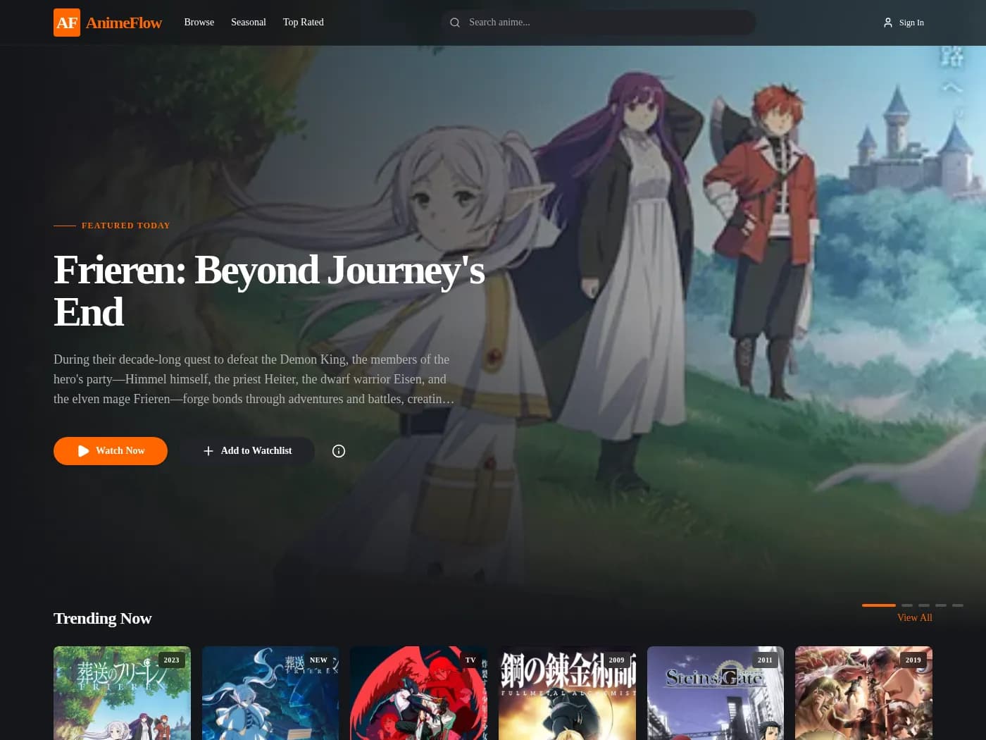 Free Anime Streamer