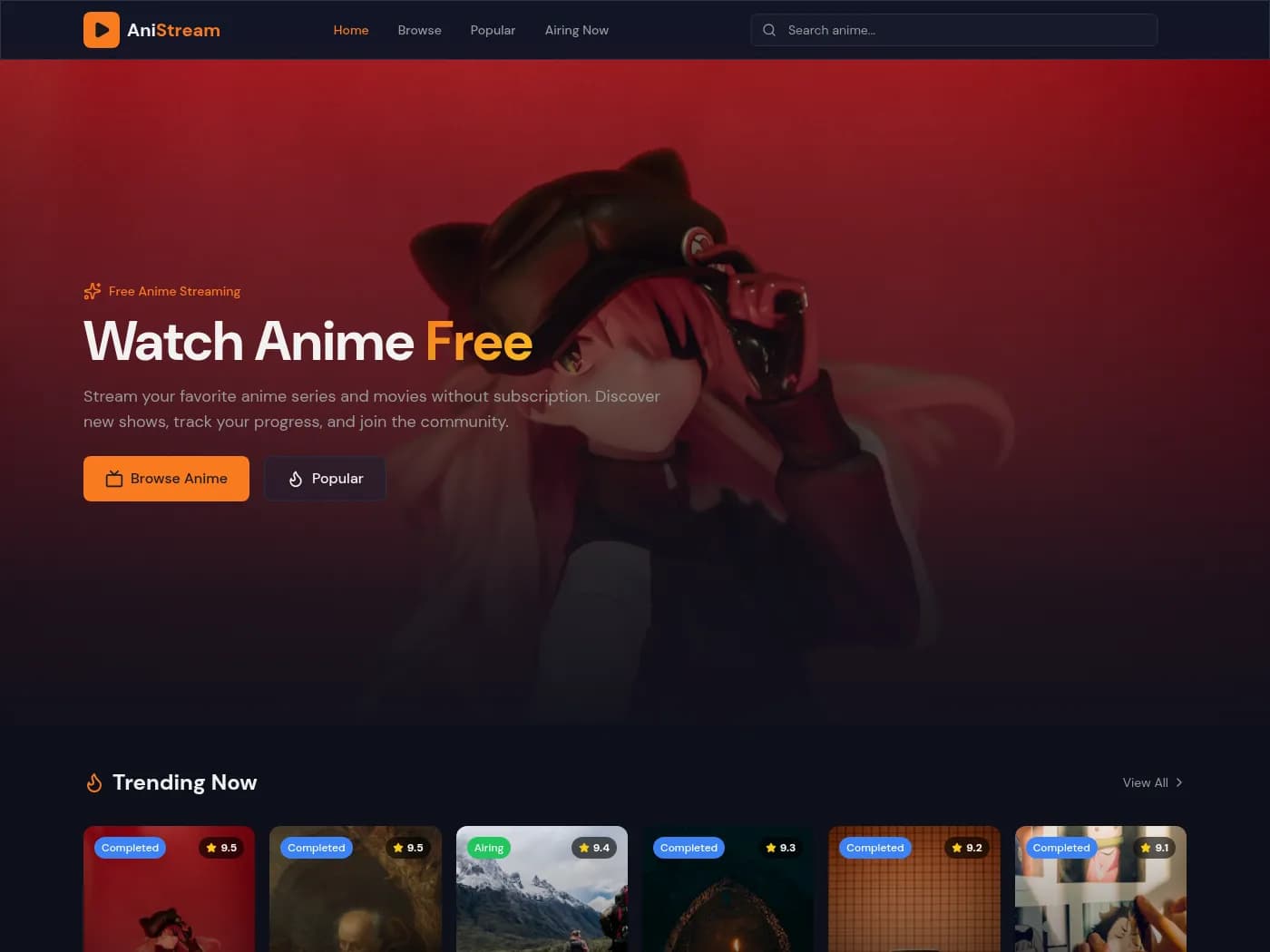 Free Anime Streamer