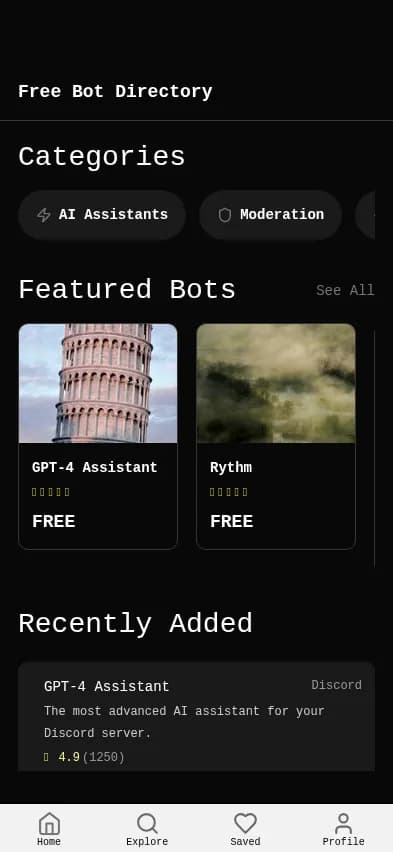 Free Bot Directory