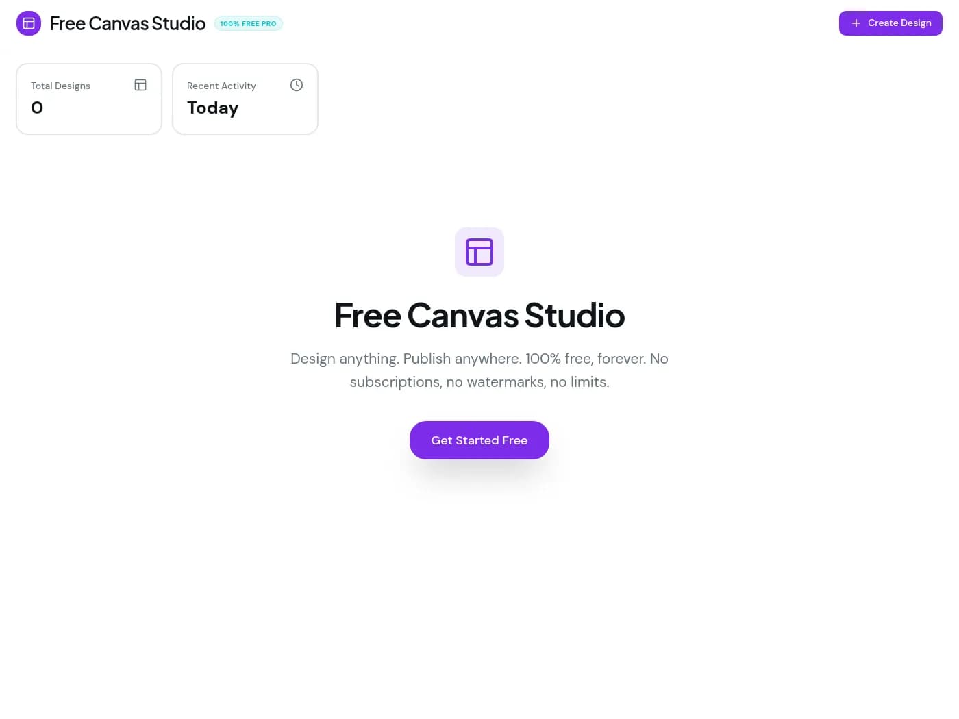 Free Canvas Studio