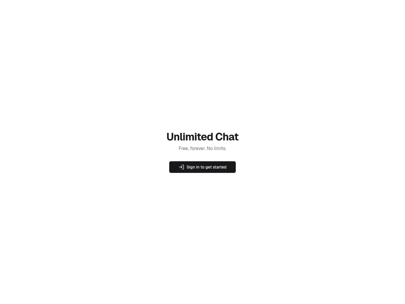 Unlimited ChatGPT Clone