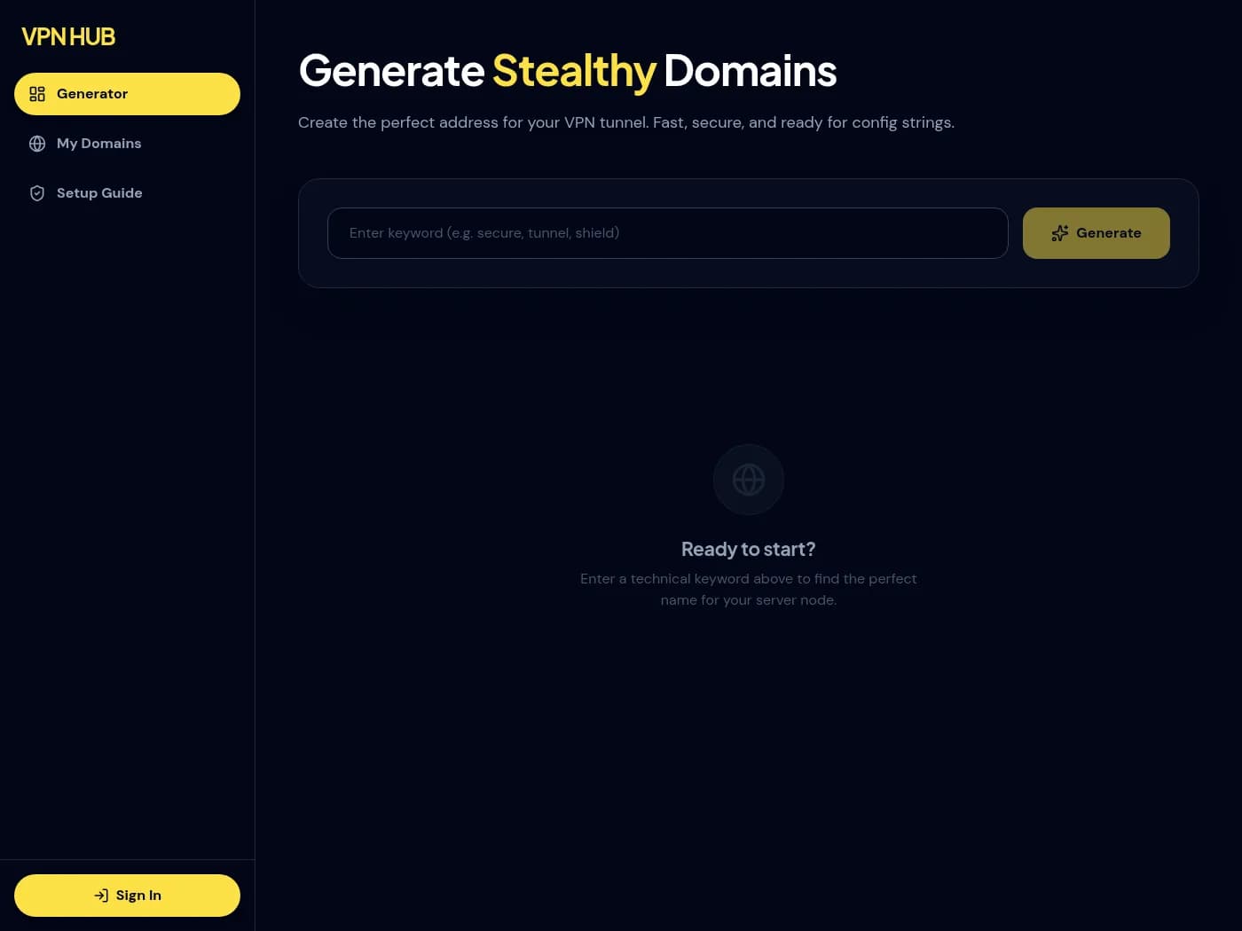 Free Domain Generator