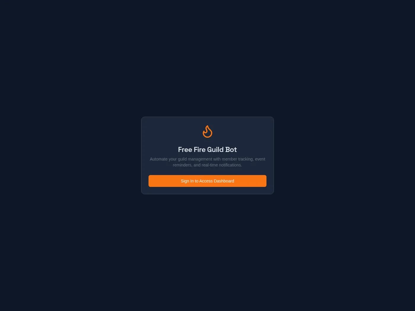 Free Fire Guild Bot