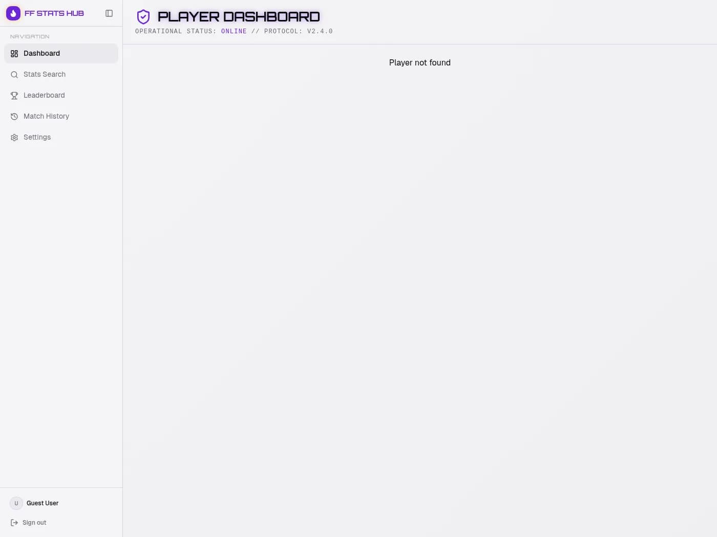 Free Fire Stats Hub