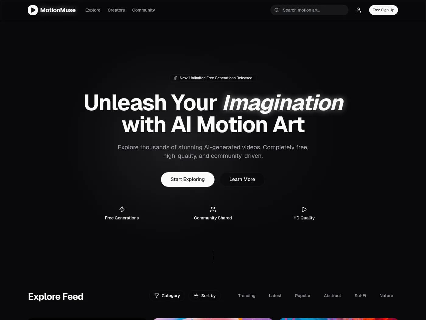 Free MotionMuse Explorer