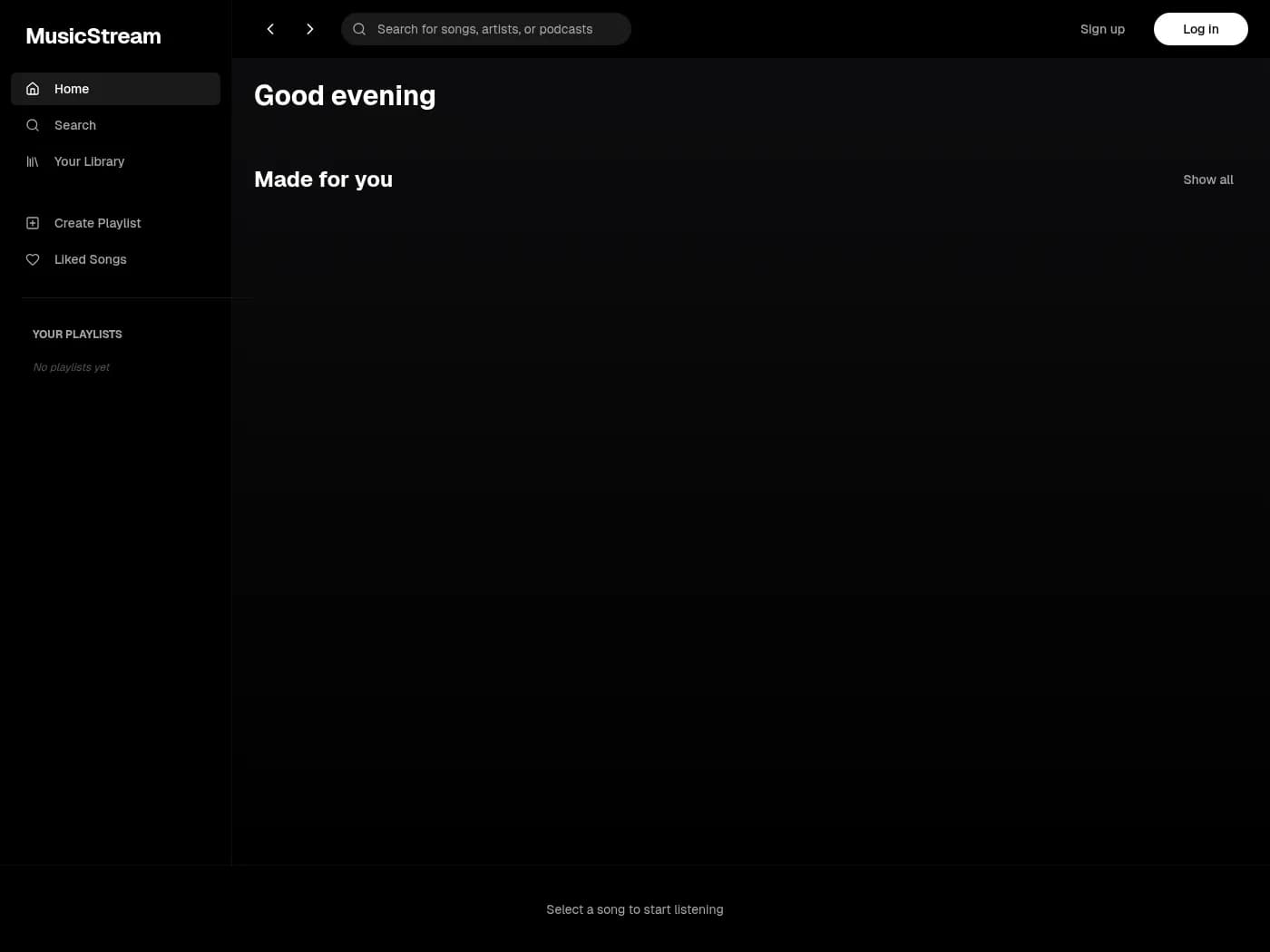 Free Music Streamer