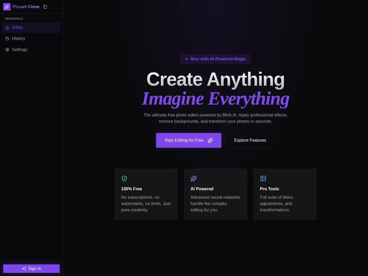 Picsart Free Clone