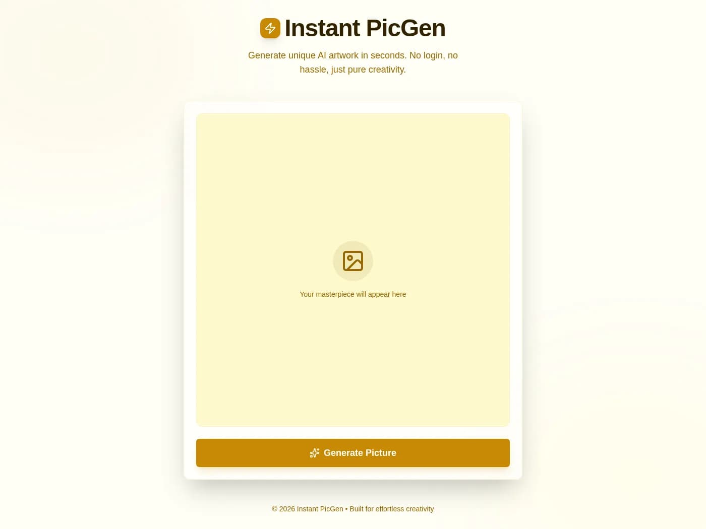 Instant PicGen