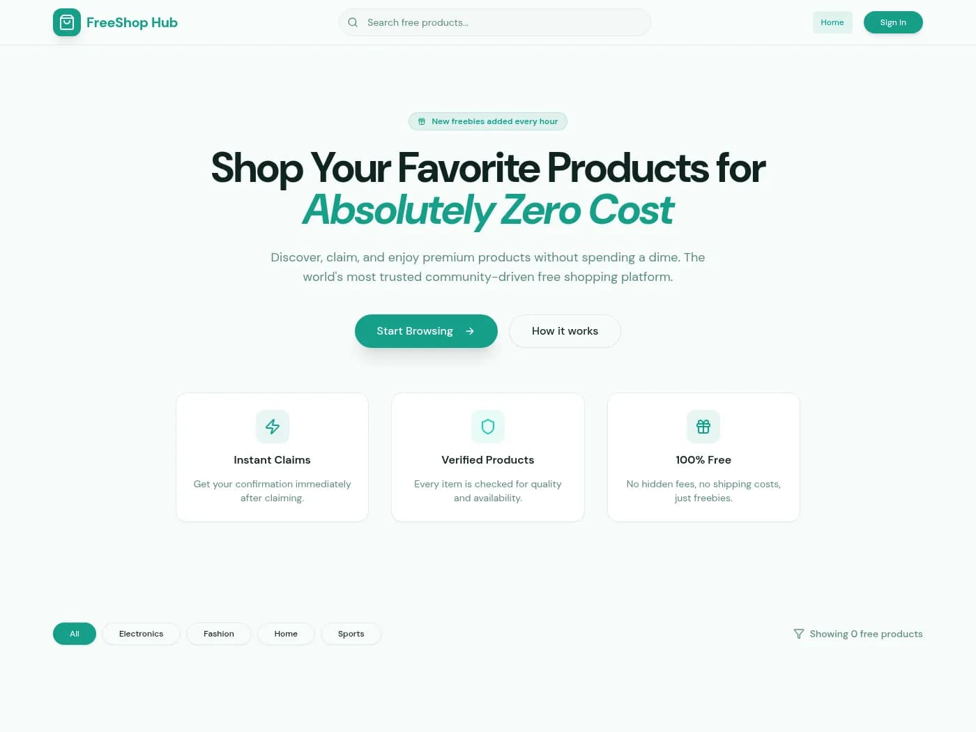 Free Shopping Hub