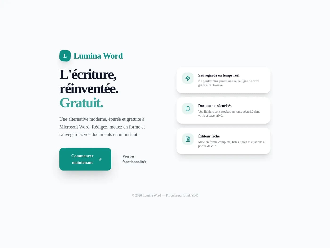 Free Word Processor