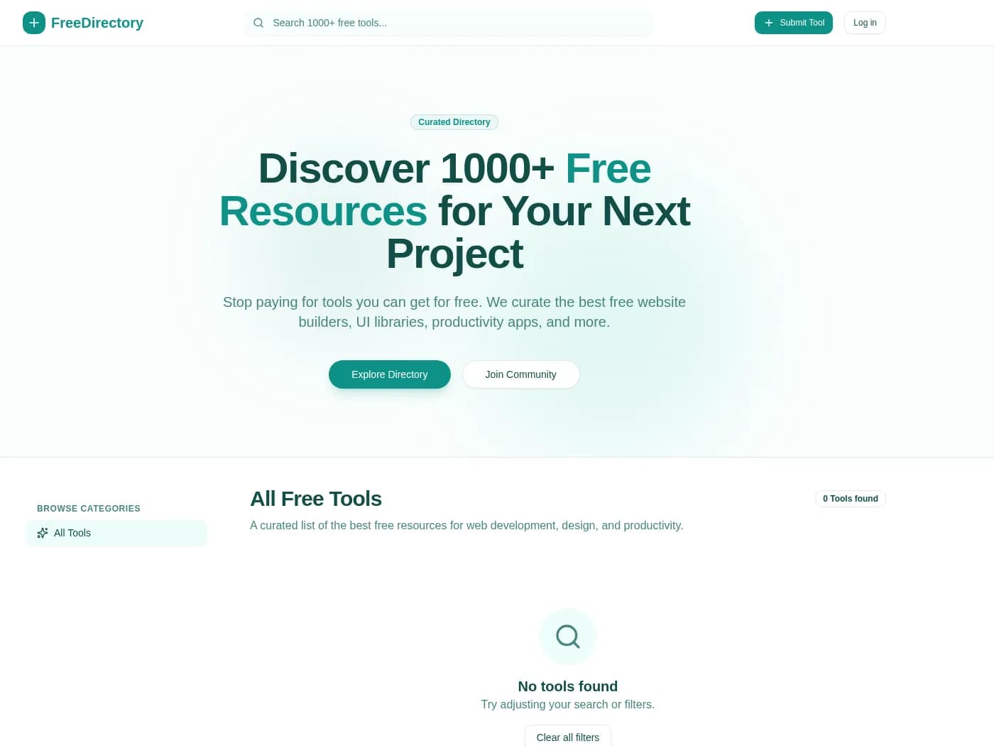Free Tools Directory