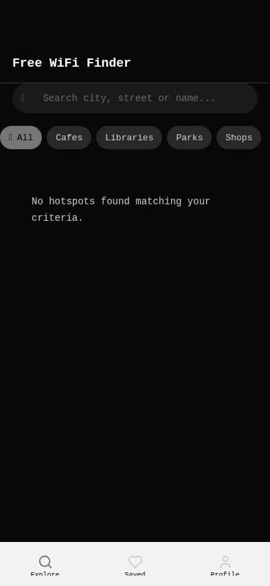 Free WiFi Finder
