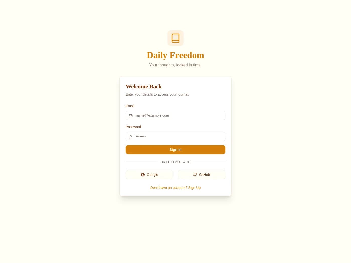 Daily Freedom Journal