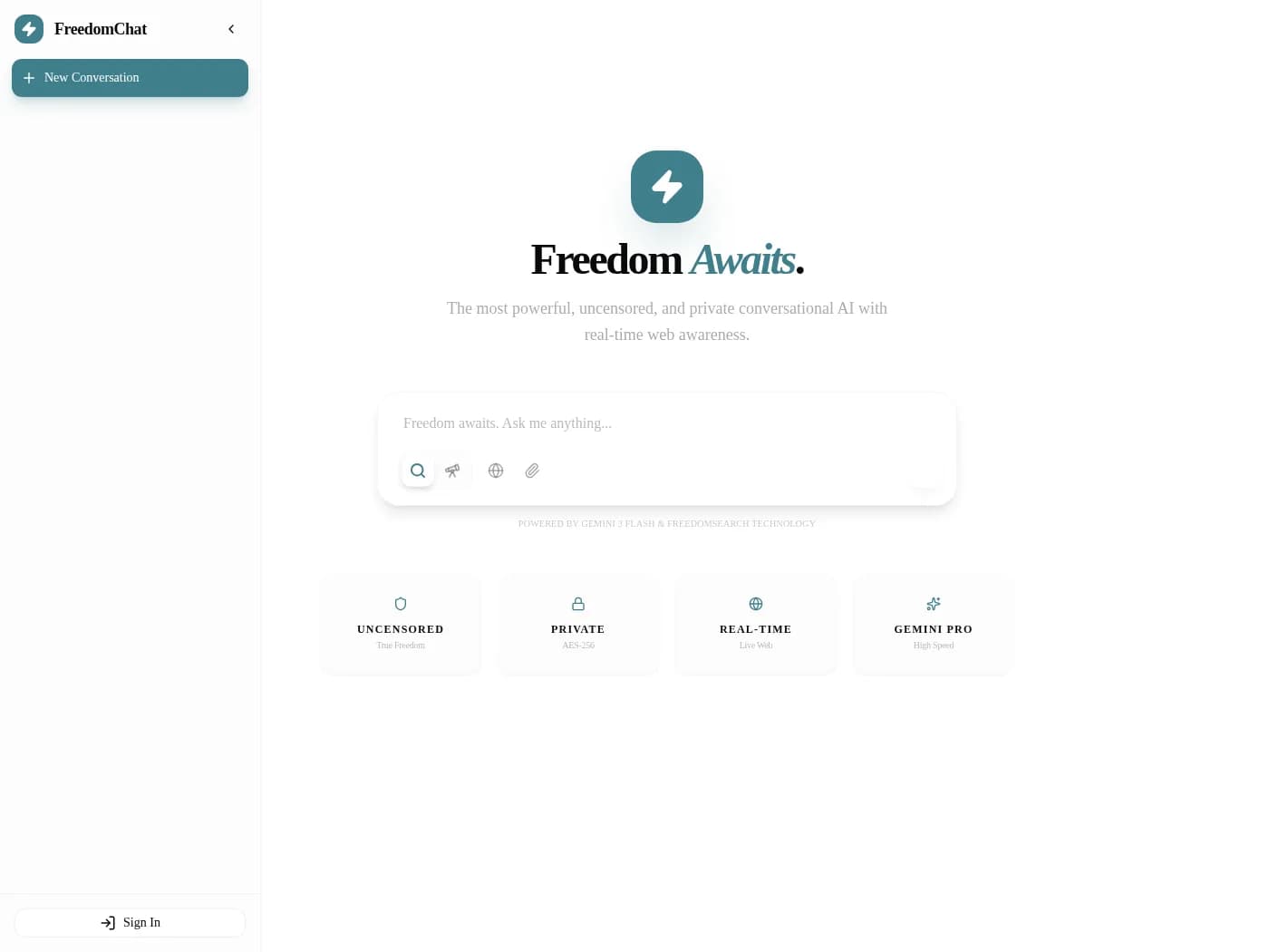 FreedomChat AI