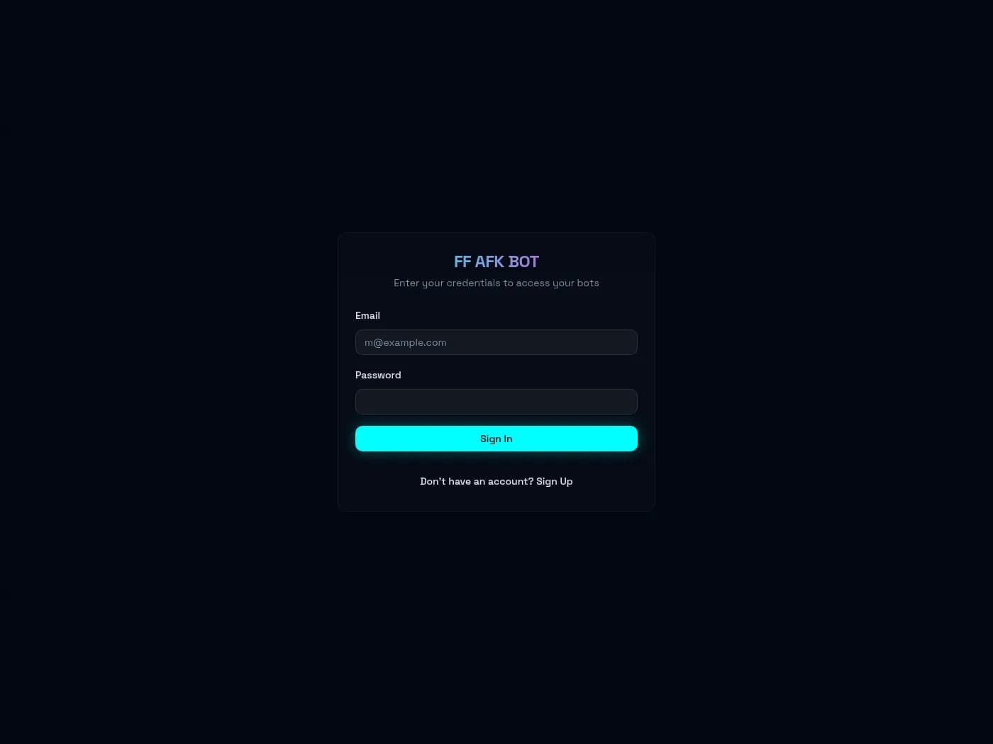 Free Fire AFK Bot