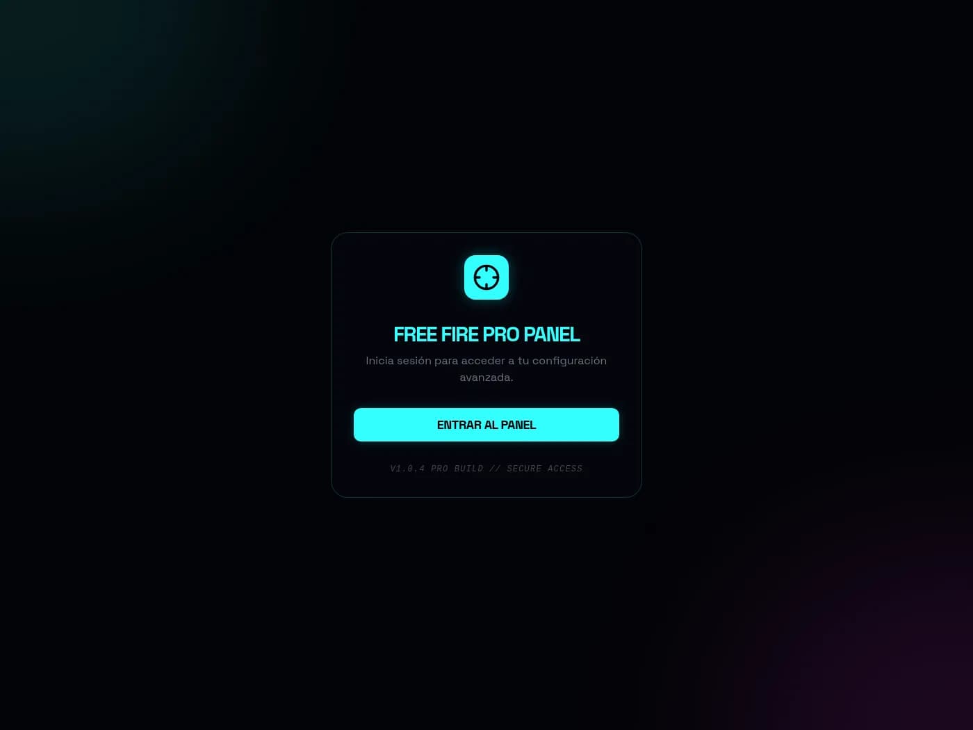 Free Fire Aim Panel