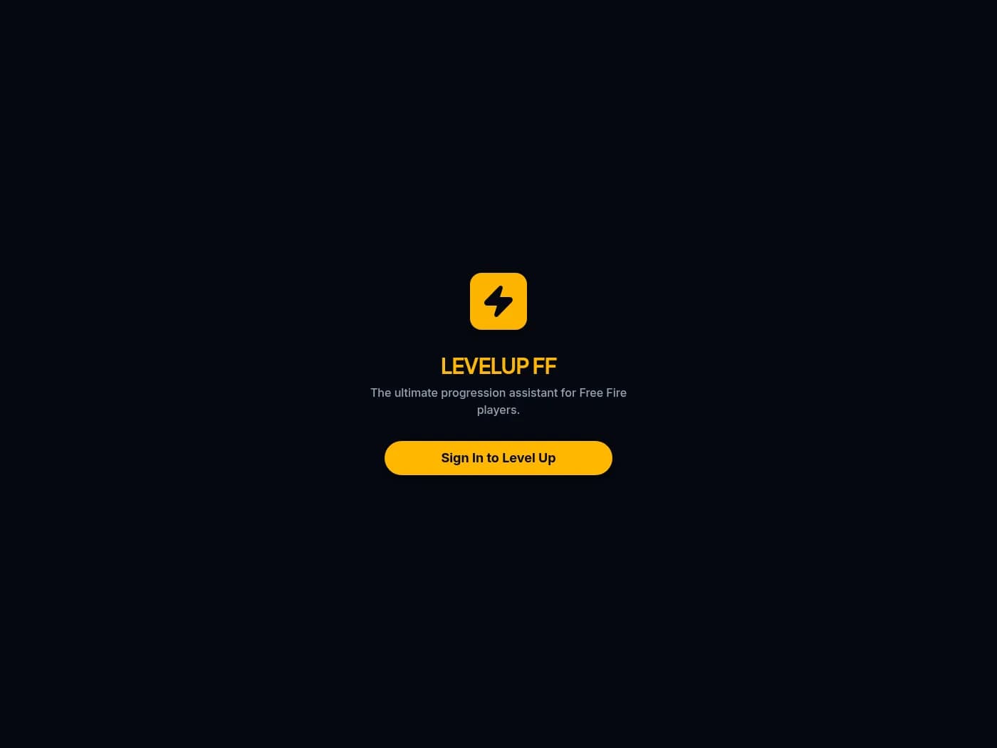 Free Fire LevelUp Bot