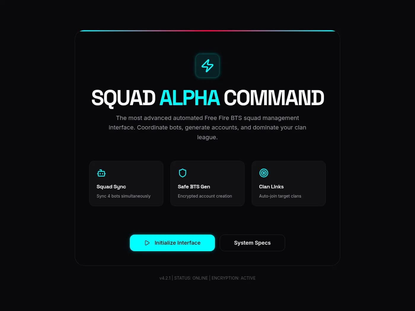 Free Fire Clan Bot Manager