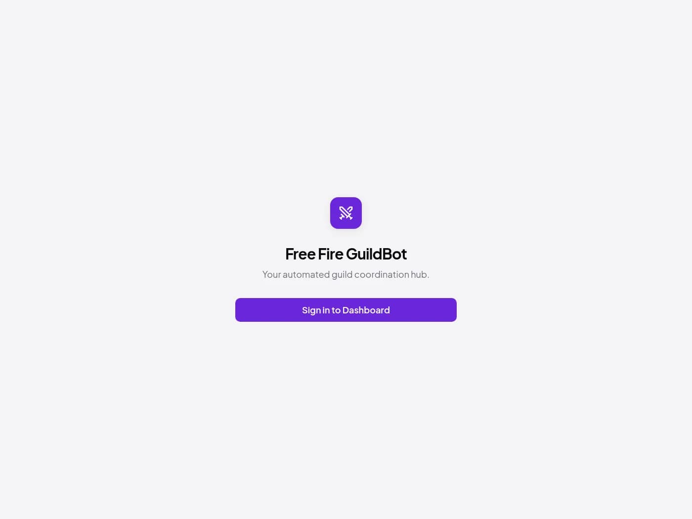 Free Fire GuildBot