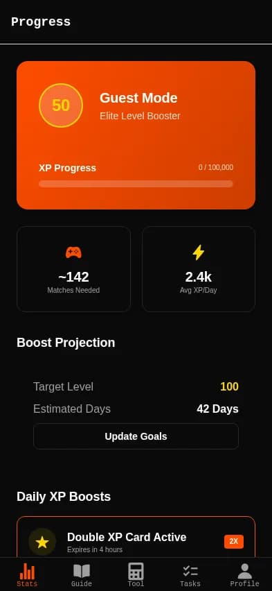 Free Fire Level Boost