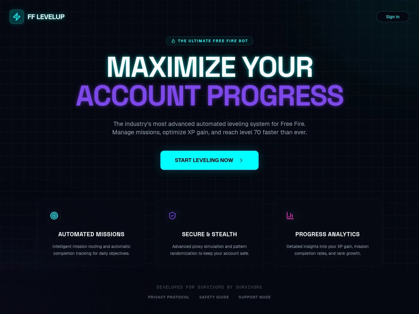 Free Fire LevelUp Bot