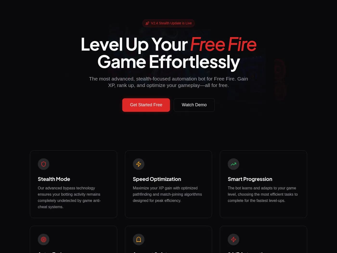 Free Fire Level Up Bot