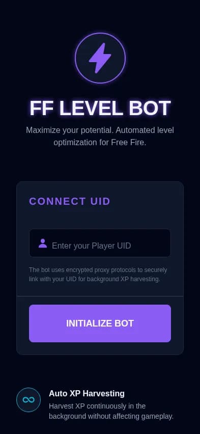 Free Fire Level-Up Bot