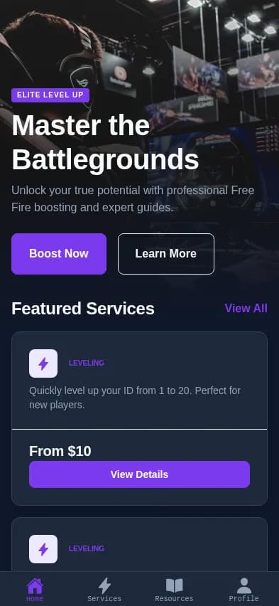 Free Fire Level Up Hub