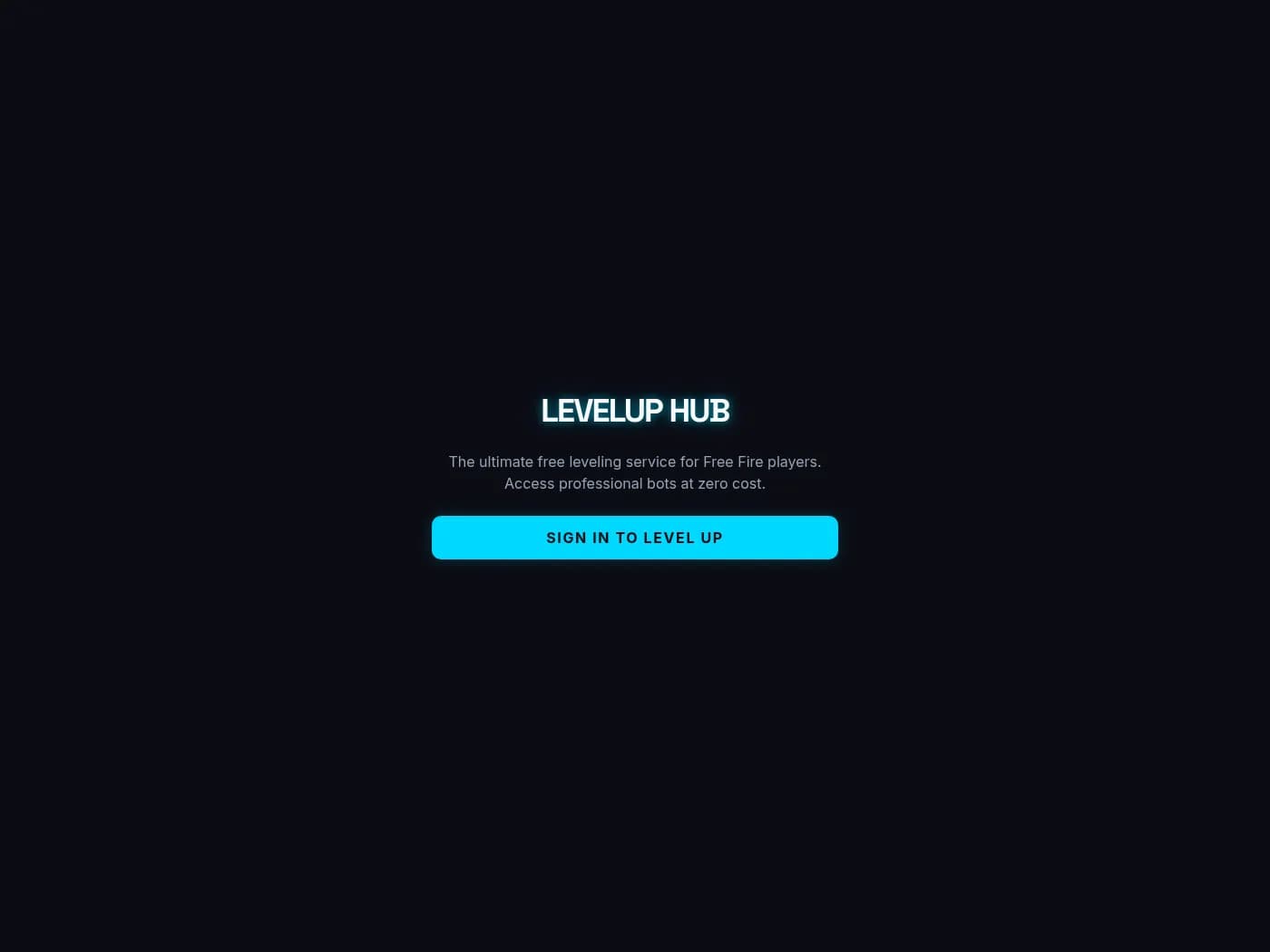 FreeFire Level Up Hub