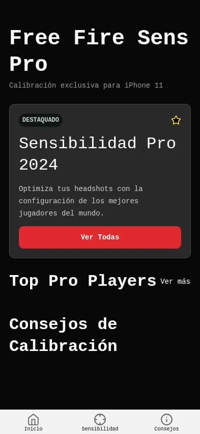 Free Fire Sensibilidad Pro