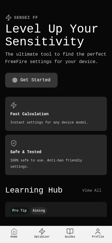 FreeFire Sensitivity Helper
